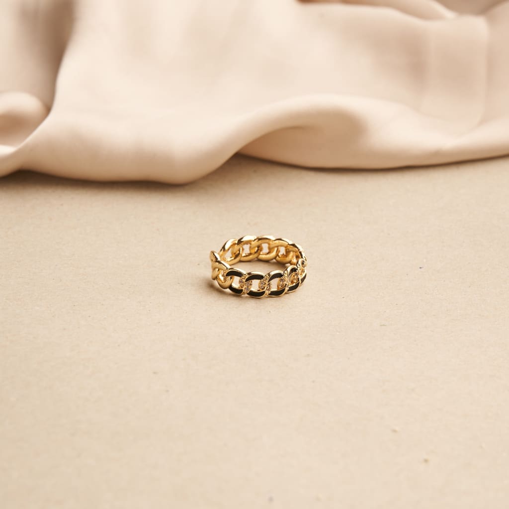 Cuban Link Ring Mozaati