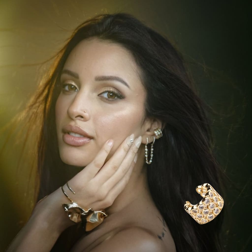 Pave Ear Cuff Mozaati